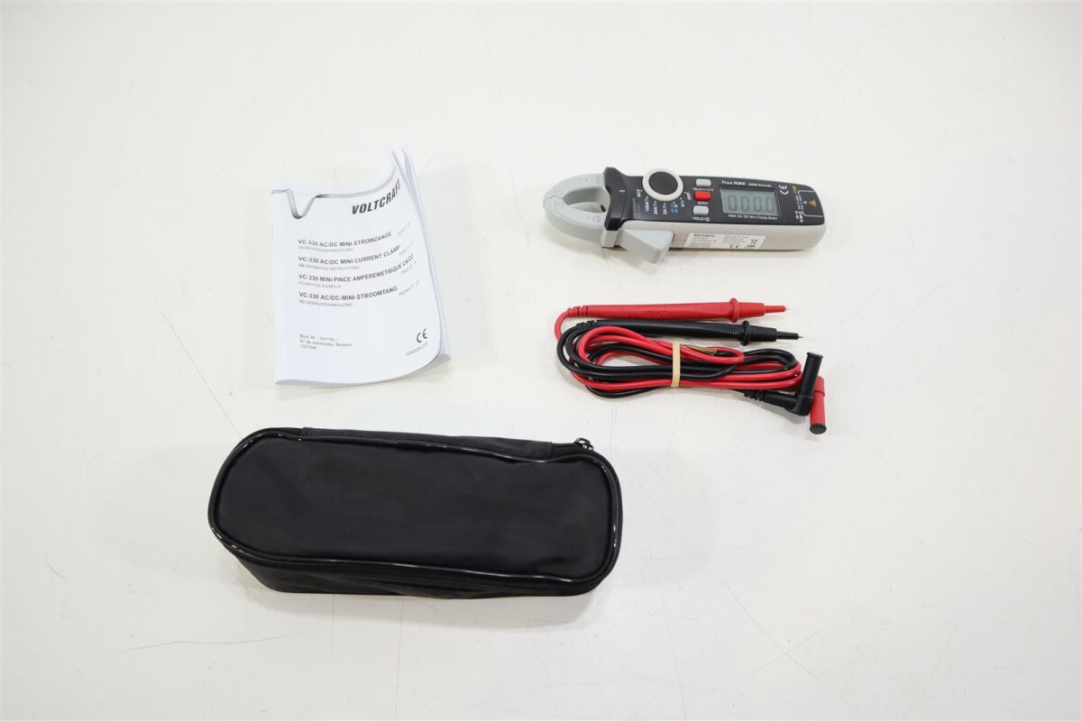 VOLTCRAFT VC-330 Stromzange Multimeter digital CAT II 600V CAT III 30 ...
